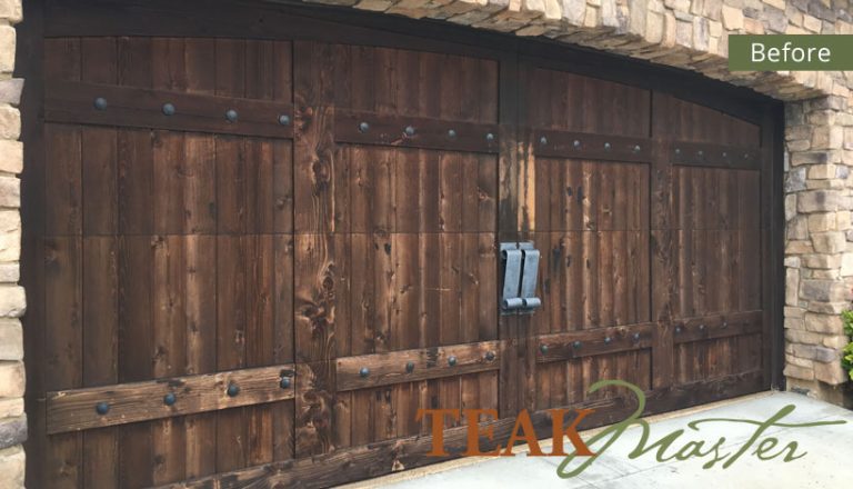 What to Do With a Faded Garage Door | Our Restoration Process